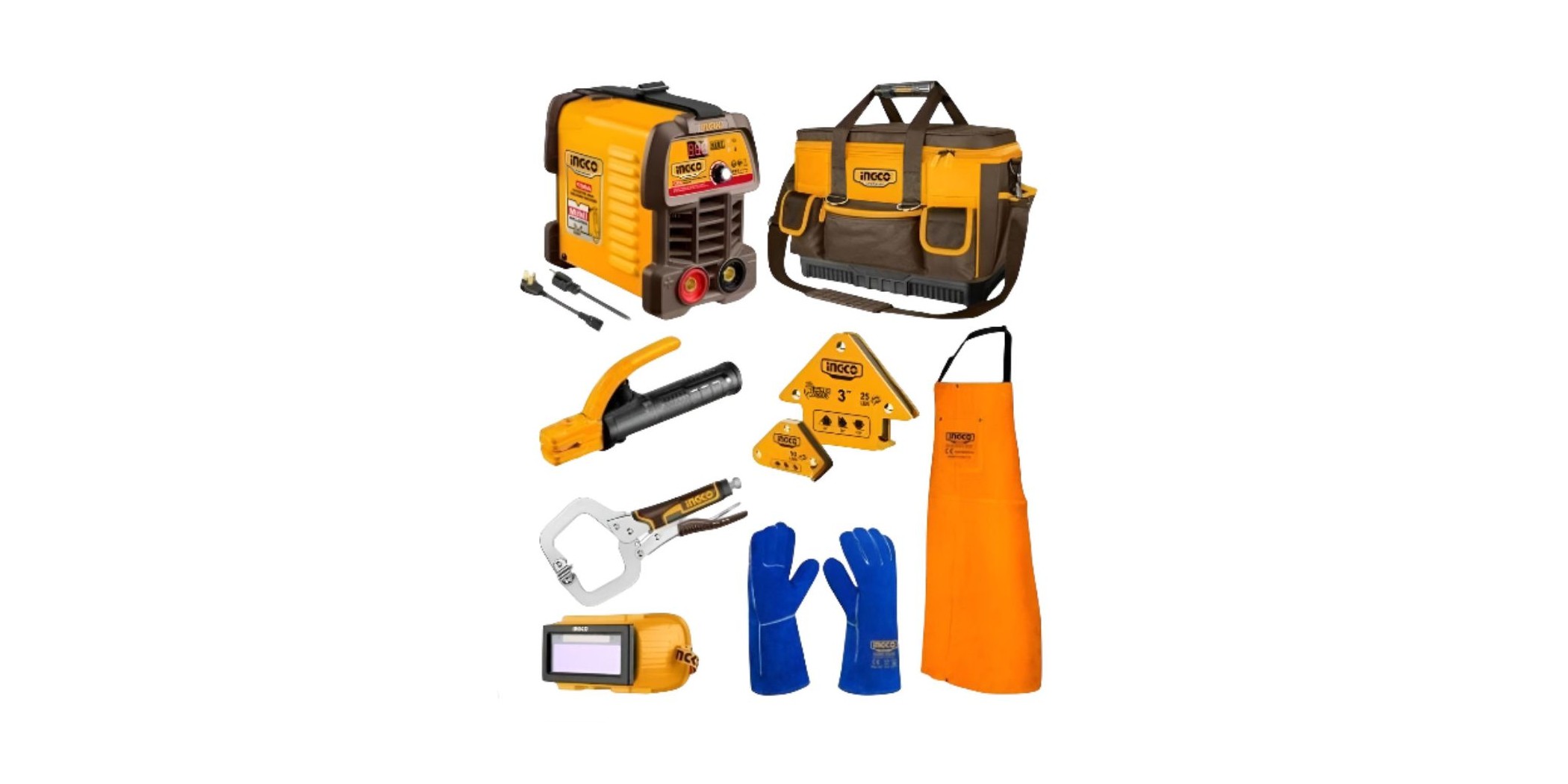 Ingco 8 Pcs Welding Machine Tools Set