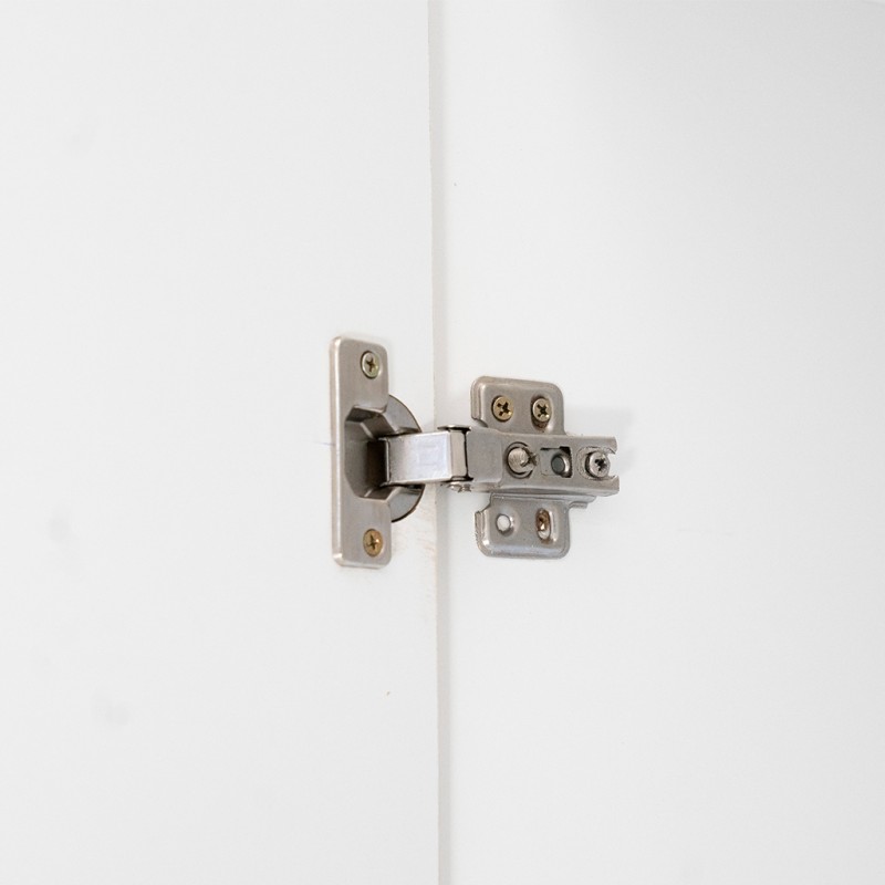 Sunrise Wardrobe 6 Doors Light Oak & Coconut White In MDF/Particle Board