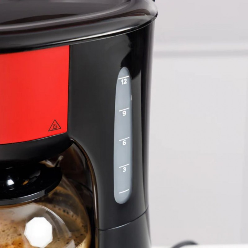 Taurus DC1002XC Verona Vintage Red Drip Coffee Maker 920646000