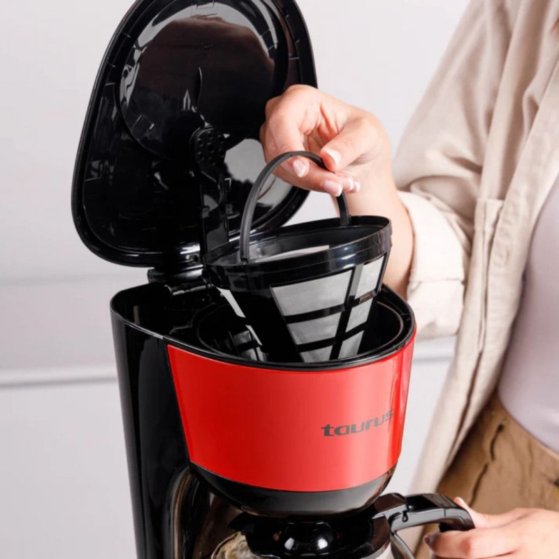 Taurus DC1002XC Verona Vintage Red Drip Coffee Maker 920646000