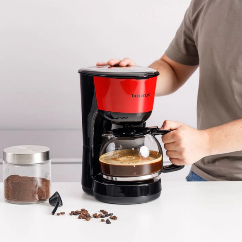 Taurus DC1002XC Verona Vintage Red Drip Coffee Maker 920646000
