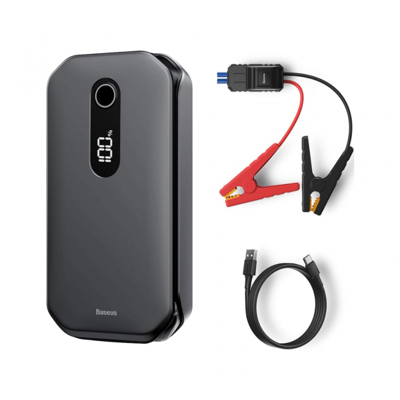Baseus Super Energy Pro Car Jump Starter Black (12000mah,5v/3a, Paak ...