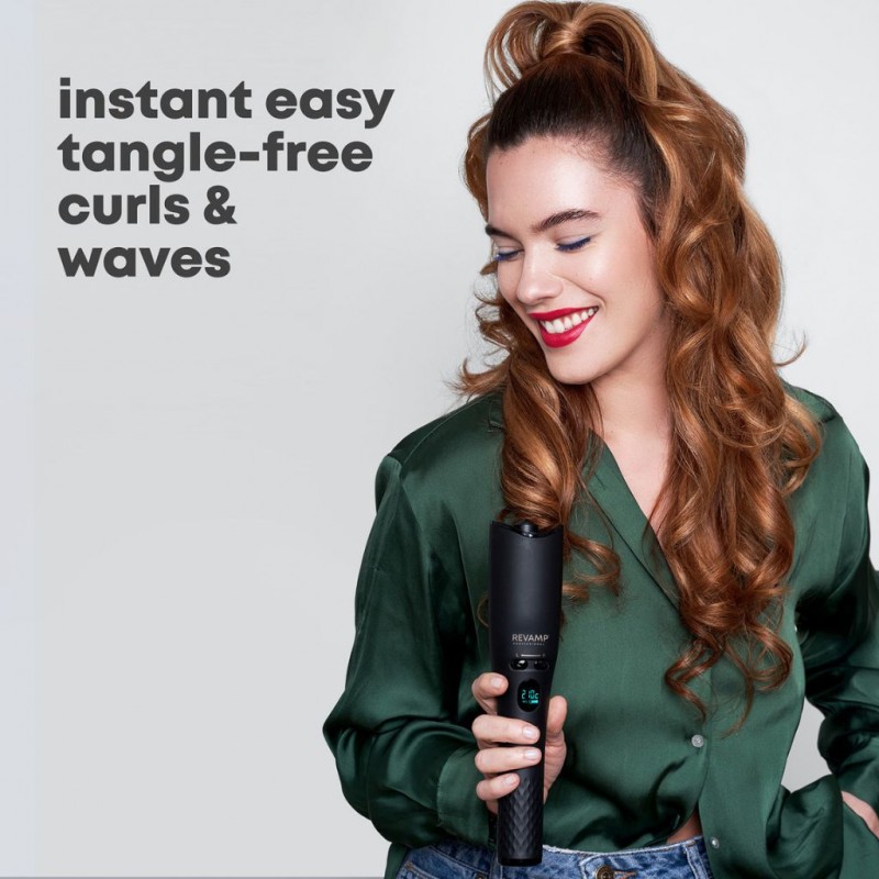 Revamp CL-2750-EU2 Liberate Cordless 3YW Curler Automatic Rotating ...