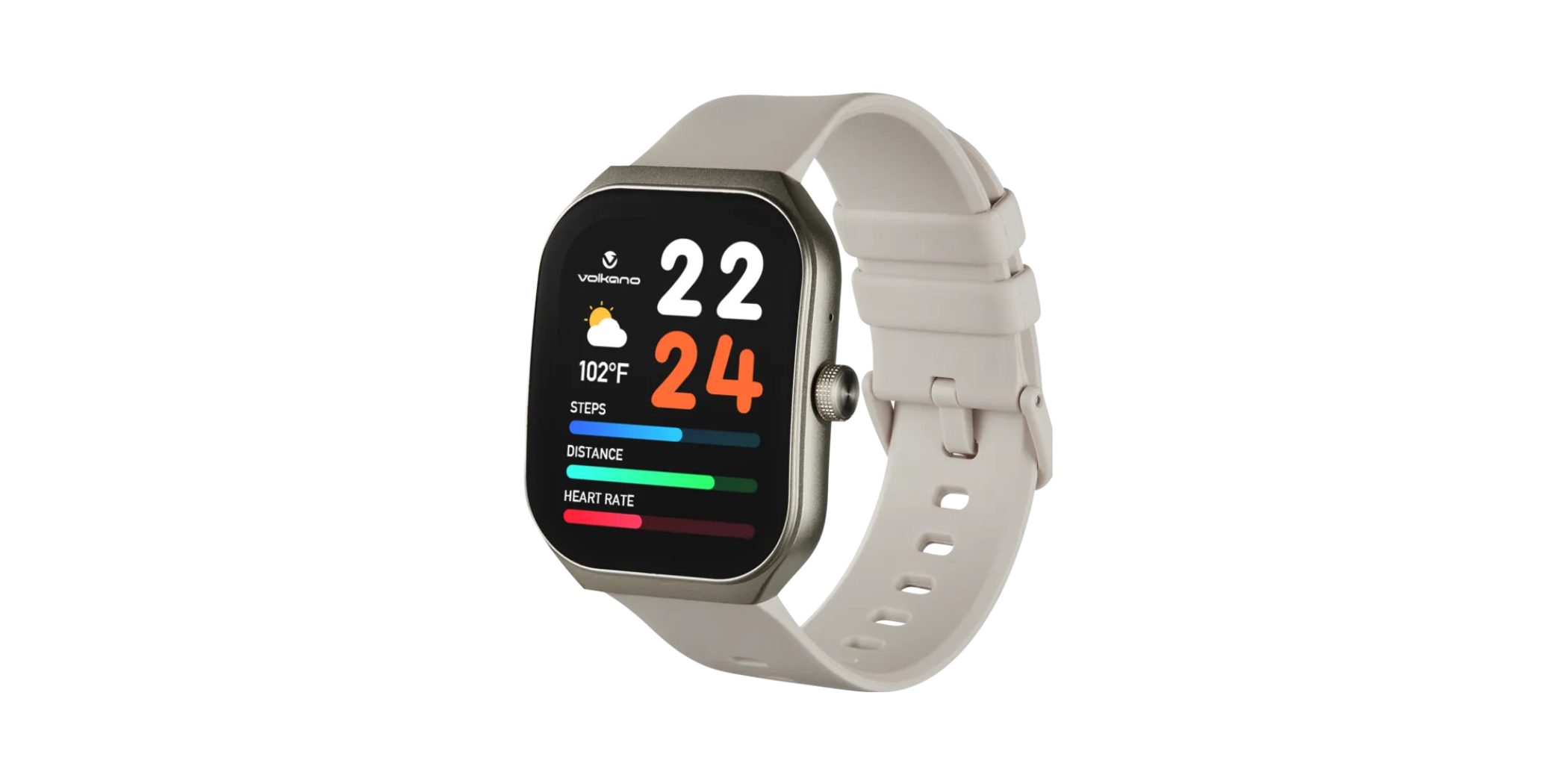 Volkano Spirit Series Smart Watch Silver