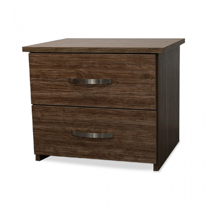 Stockholm Night Table 2 Drawers Brown