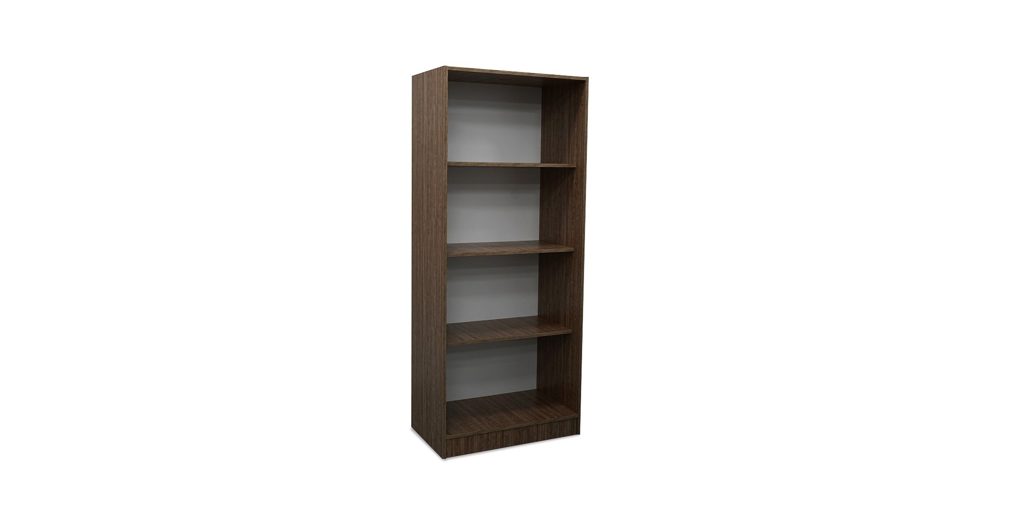 Stockholm Wardrobe 3 shelves Frame Only Brown Wood MDF