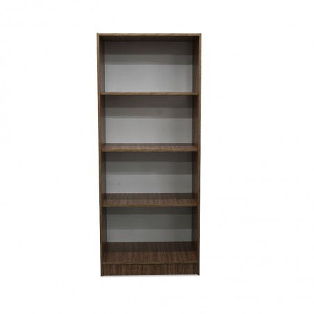 Stockholm Wardrobe 3 shelves Frame Only Brown Wood MDF