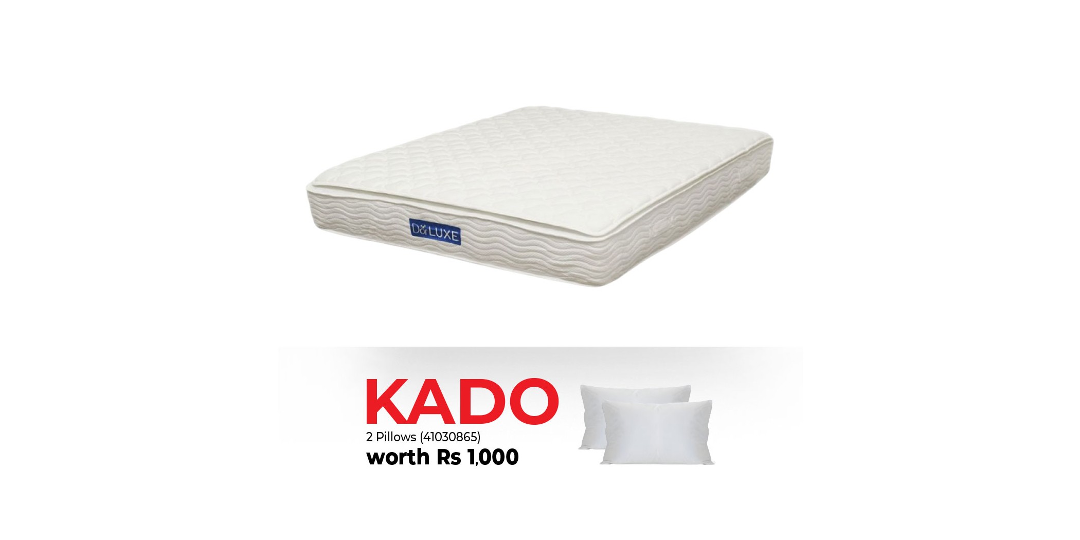 Dorluxe Chiro Posture Double 150x190 cm & Free 2 X Family Pillow 50x70 cm