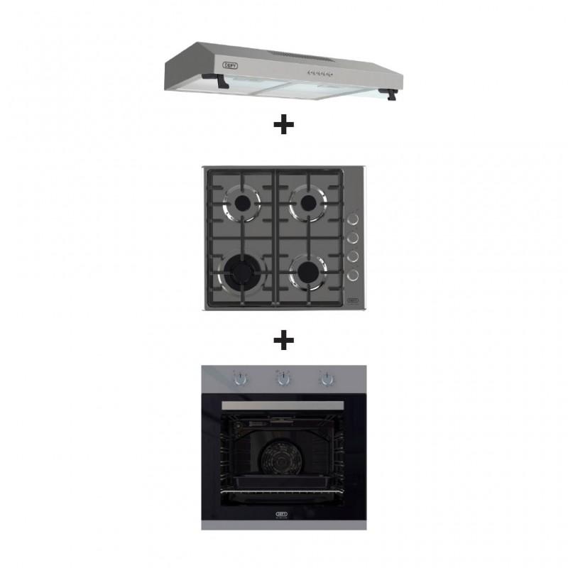 Defy DHG602 Built-in Hob & Defy DBO486E Built-in Oven & Defy DCH60SS ...