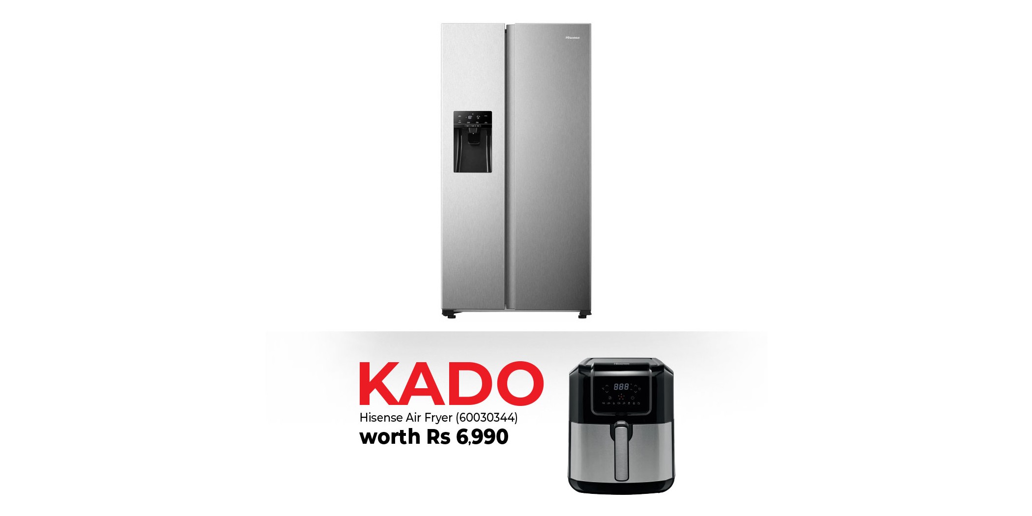 Hisense RS650N4AC2 Refrigerator & Free Hisense H04AFBK1S1/H06AFBS2S3 ...
