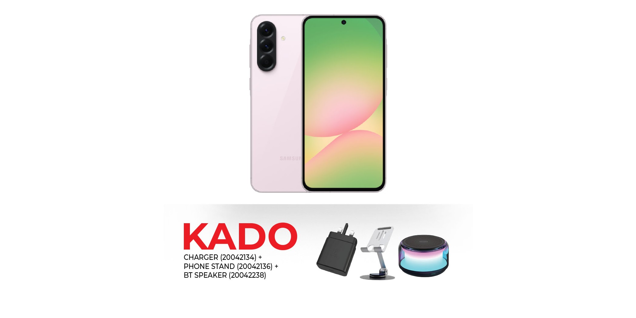 Samsung Galaxy A56 5G (8GB+256GB) Light Pink & Free BT SPEAKER AS-BS20 ...