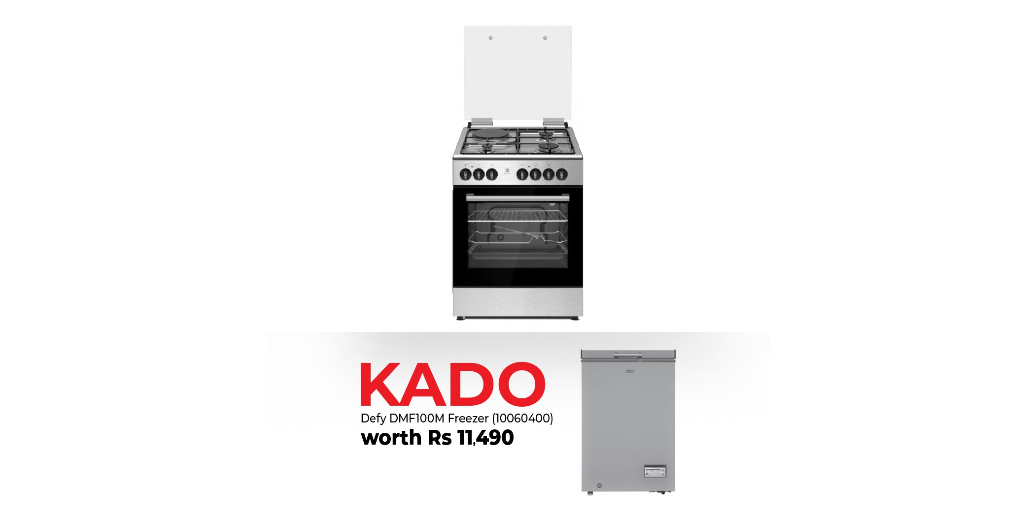 Mammouth 6312NEI Cooker & Free Defy DMF100M Freezer