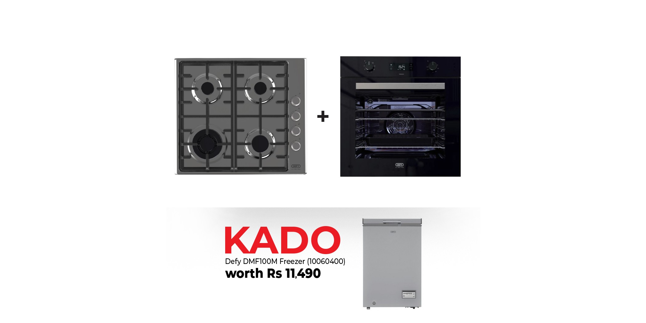 Defy DHG602 Built-in Hob + Defy DBO489E Built-in Oven & Free Defy ...