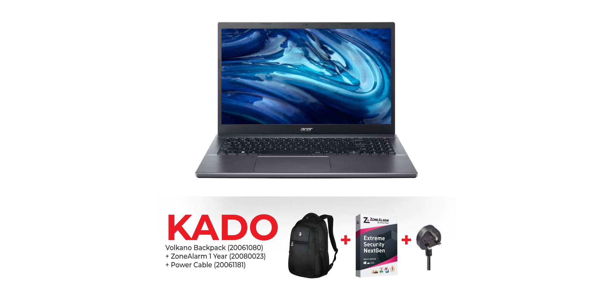 Acer Extensa Laptop Core i3 1215U Grey