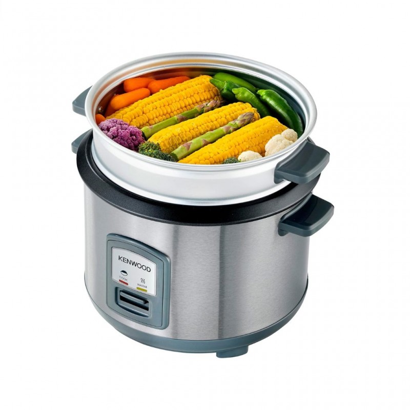 Kenwood RCM71.000SS 2.8L Blk Metal Rice Cooker With Steamer