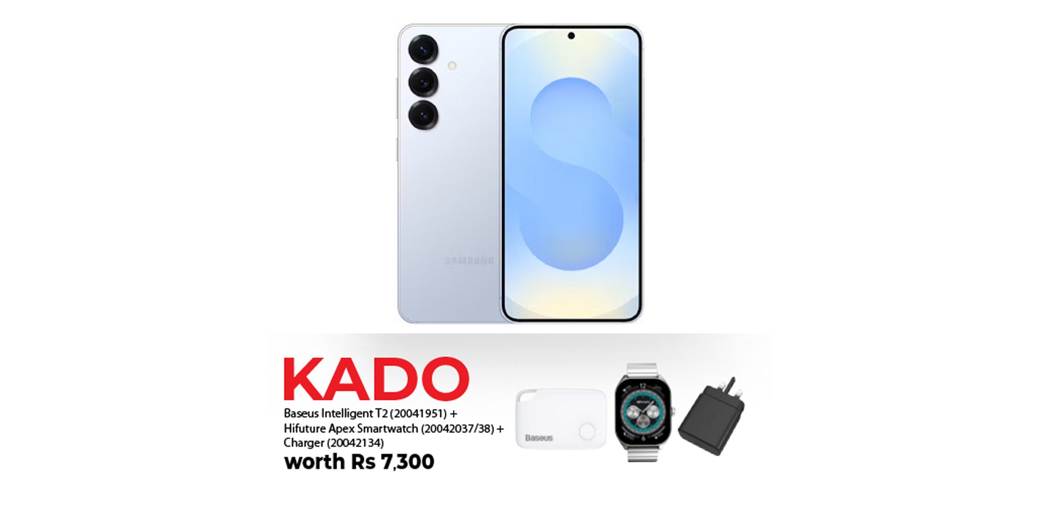 Samsung Galaxy S25 Blue & Free Baseus Intelligent T2 + CHARGER AS ...