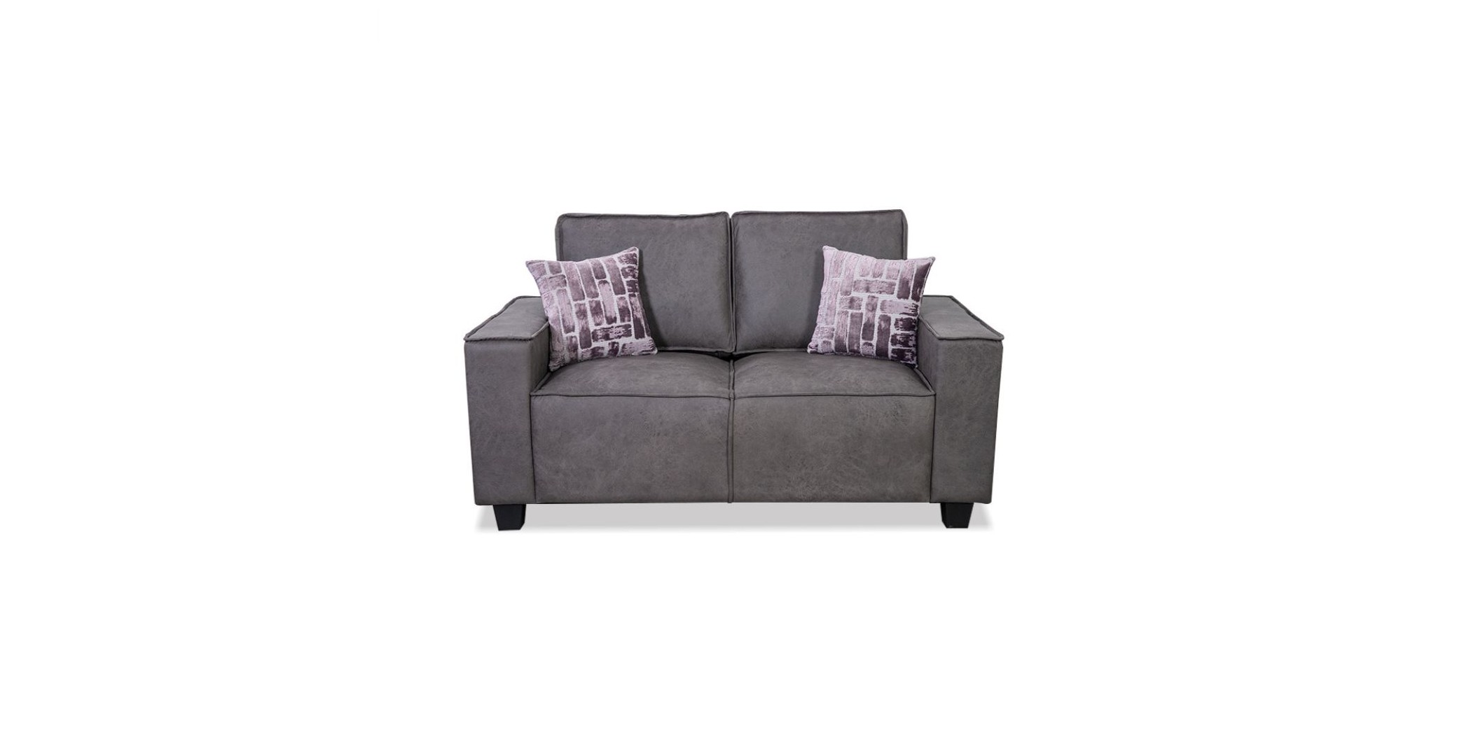 Hunter Sofa 2 Seater In Grey Fabric