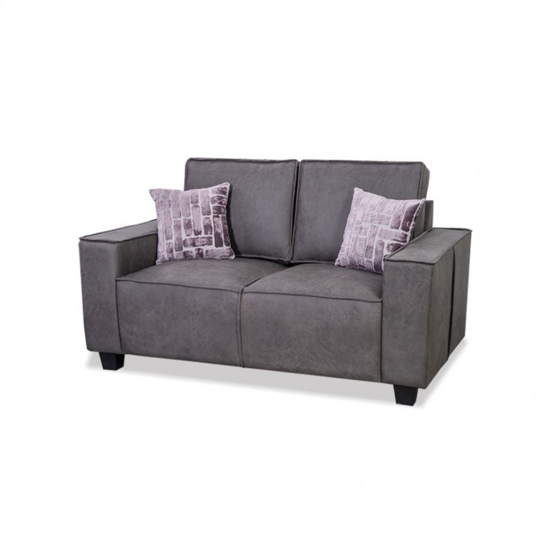 Hunter Sofa 2 Seater In Grey Fabric