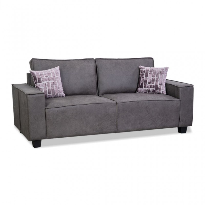 Hunter Sofa 3 Seater In Grey Fabric