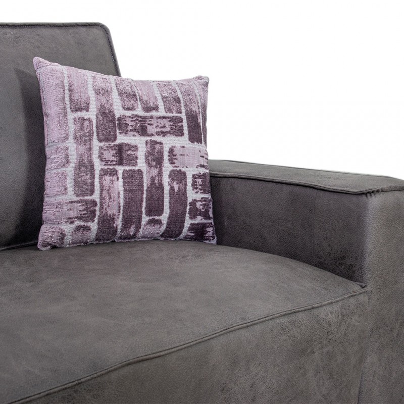 Hunter Sofa 3 Seater In Grey Fabric