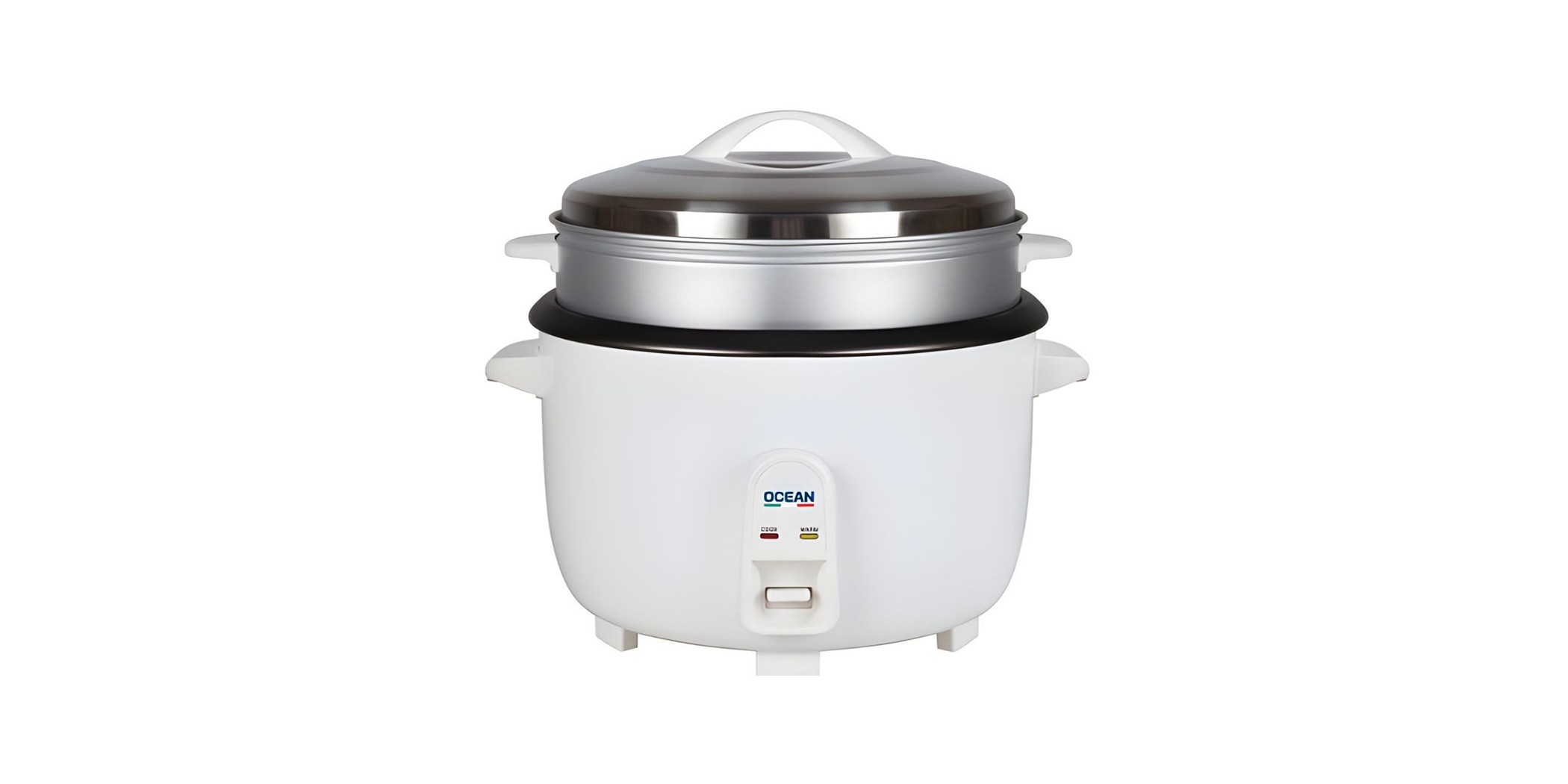 Ocean OCRCR 5620 WX 5.6L WH 2YW Rice Cooker With Steamer & S/Steel Lid