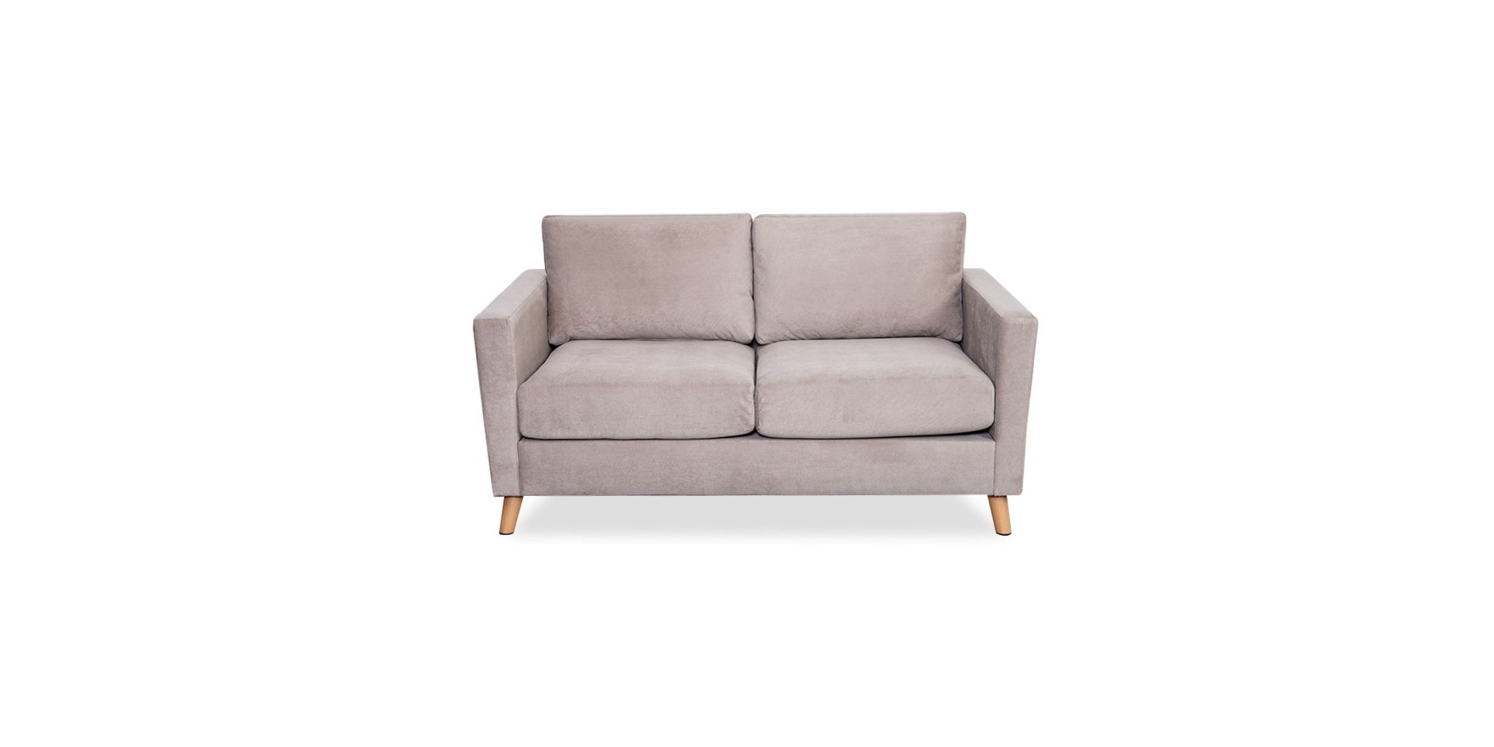 Oliver Sofa 2 Seater In Beige Fabric