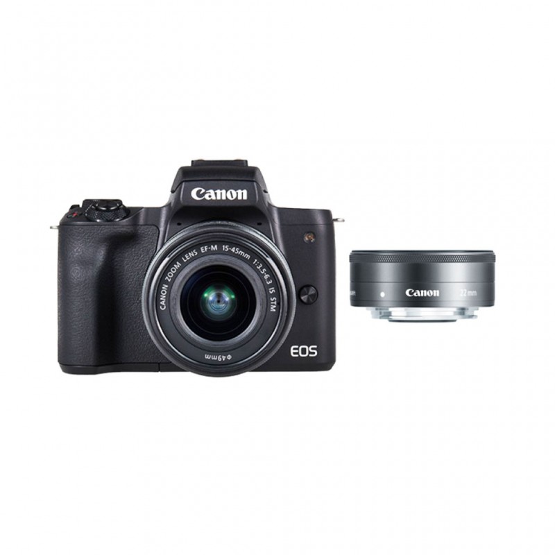 Canon EOS M50 BK M15-45 S+M22