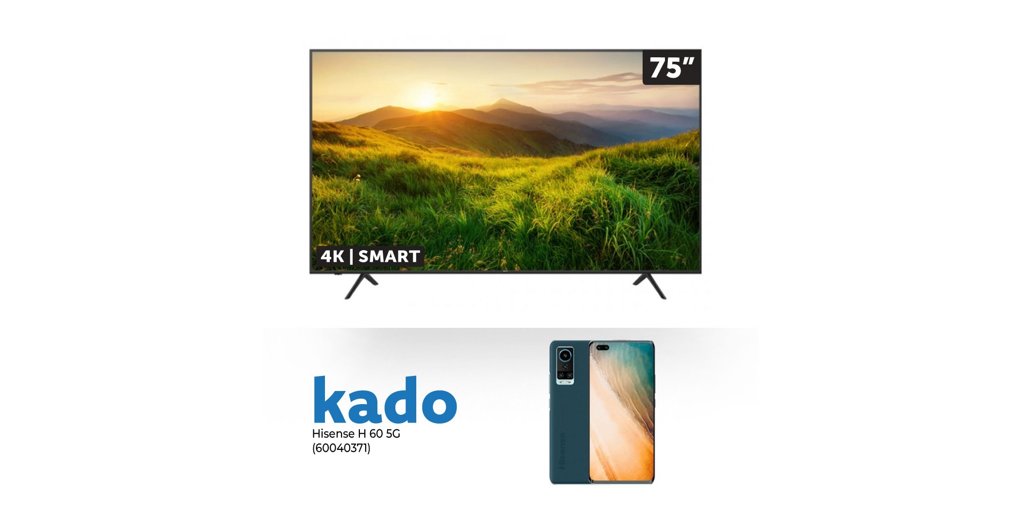Hisense 75A7100FS 75'' 4K Smart TV & Free Hisense Smart Phone H60 5G