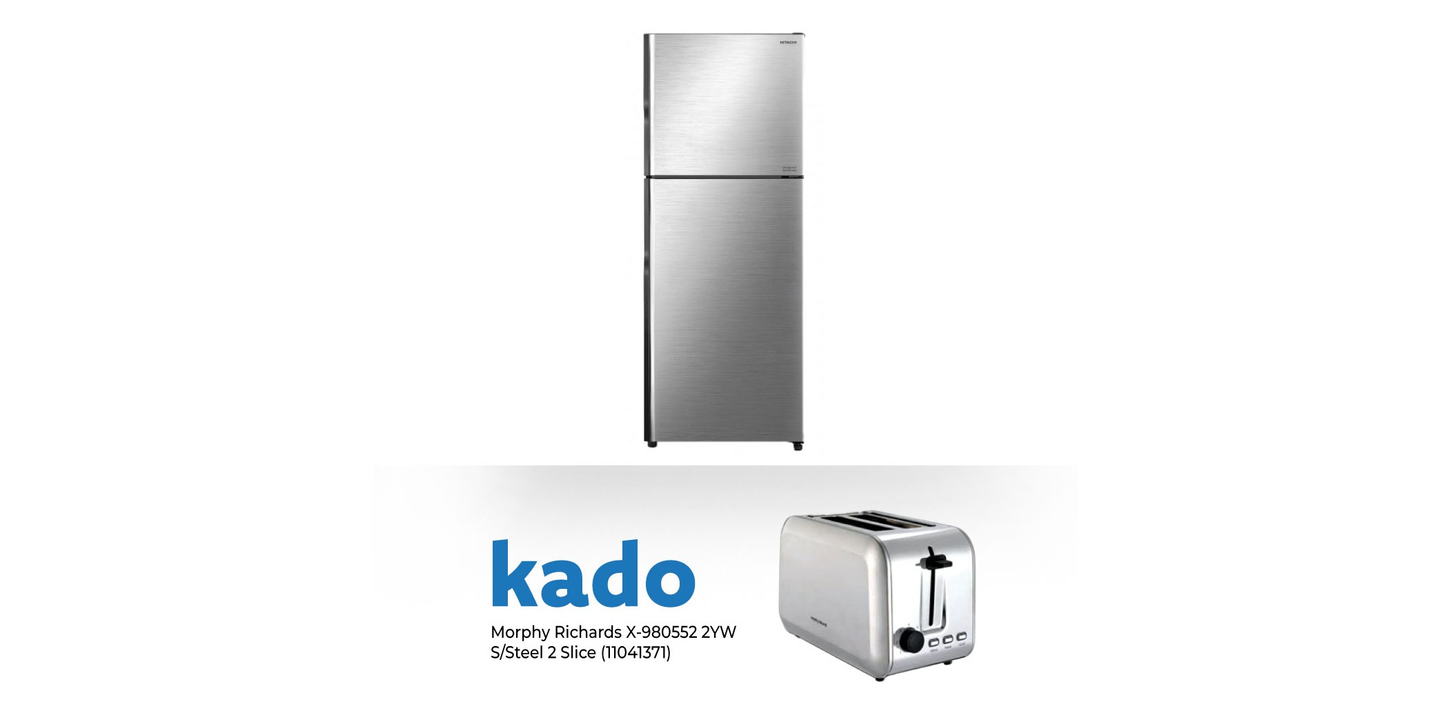 Hitachi R-VX441PRU9 Refrigerator & Free Morphy Richards X-980552 2YW S ...