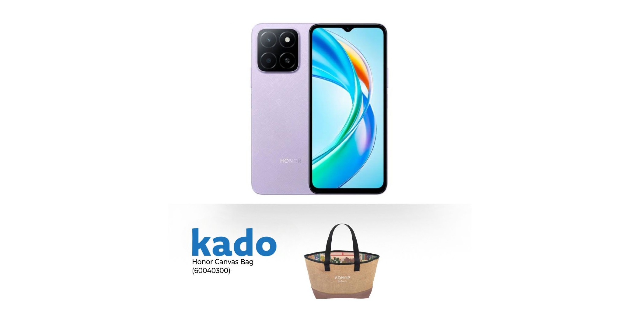 Honor X5b Plus Starry Purple & Free Honor Canvas Bag