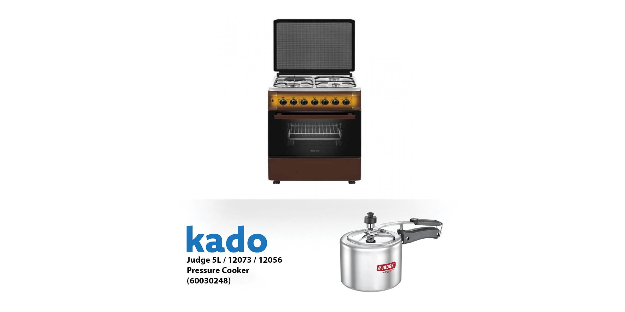 Ferre Cooker F6S31E3-LTDF & Free Judge 5L Pressure Cooker