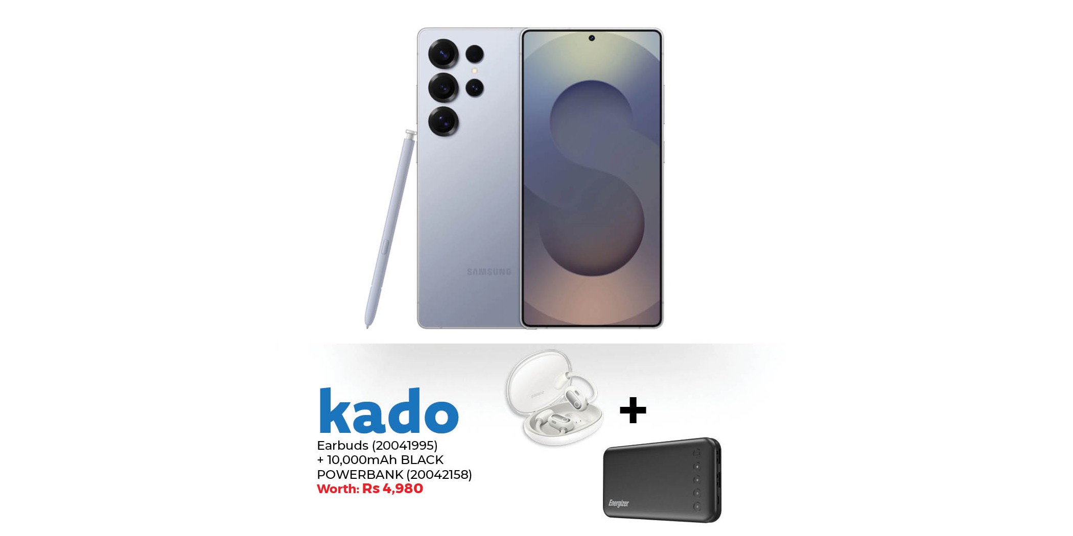 Samsung Galaxy S25 Ultra Titanium Silverblue & Free Baseus Eli Sport 1 ...