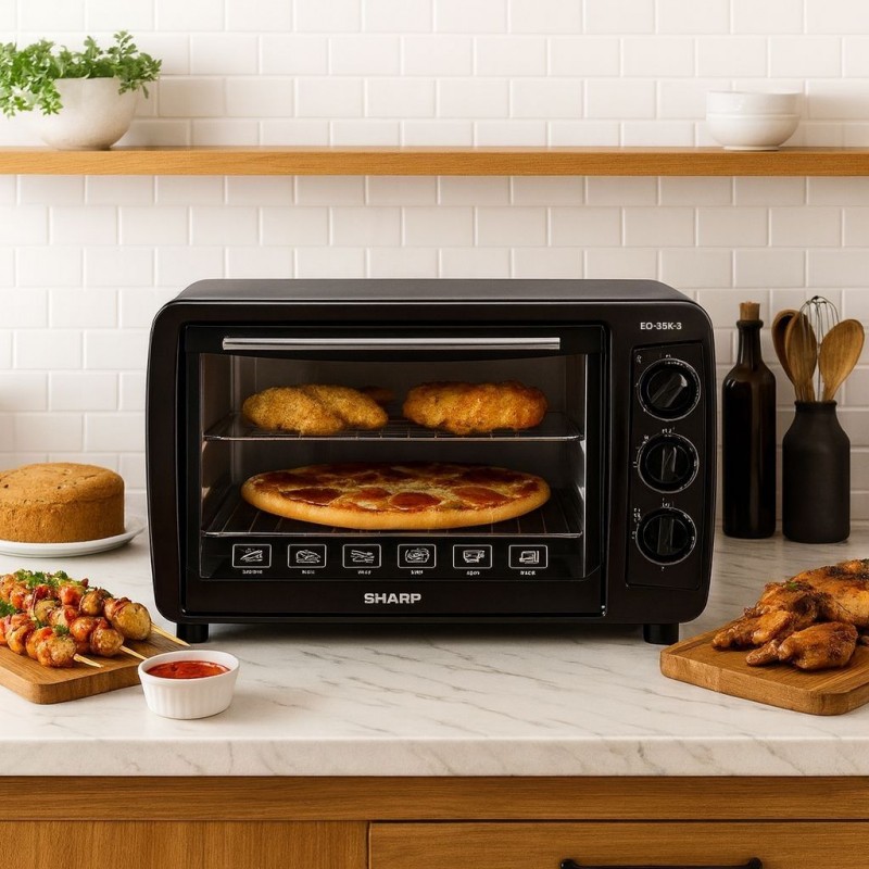 Sharp EO-35K-3 35L 2YW Electric Oven "O"