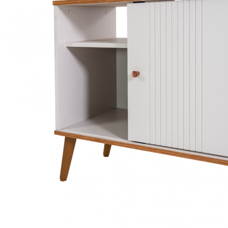 Rubi Low TV Cabinet Nature/Off White