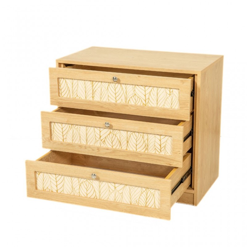 Luma Chest Of 3 Drawers In Melamine MDF