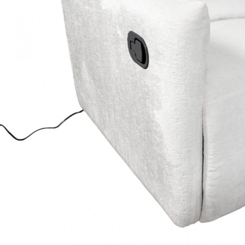 Laura Sofa 1 Seater in White Fab