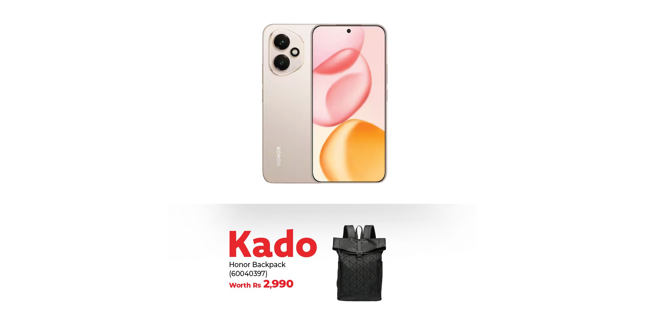 HONOR 400 Desert Gold & Free Honor Backpack