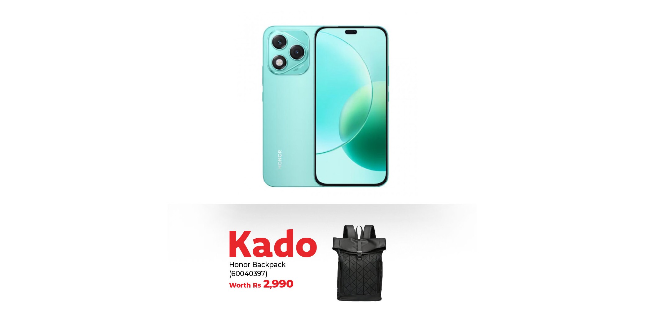 HONOR 400 lite Marrs Green & Free Honor Backpack