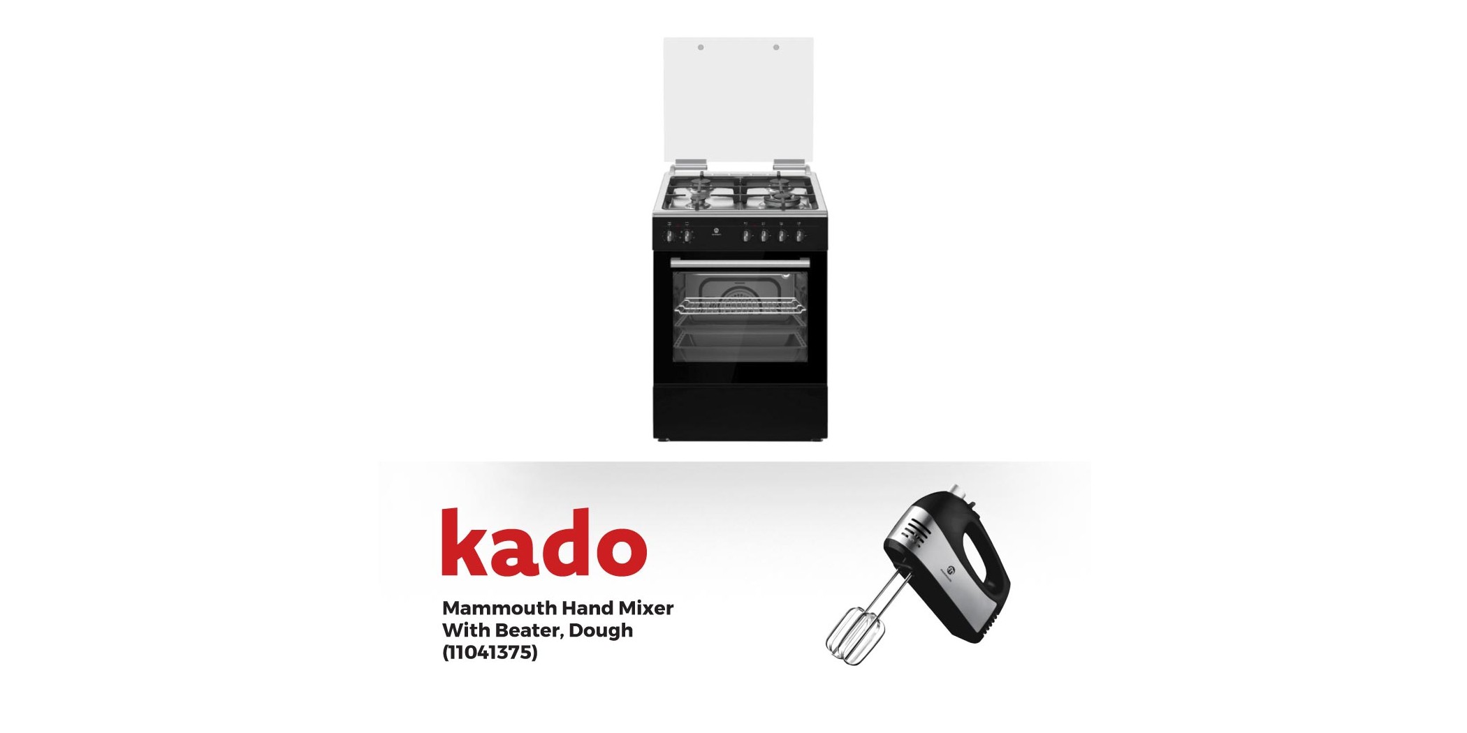 Mammouth 6406IERSP Cooker & Free Mammouth MEB-J05 300W Hand Mixer