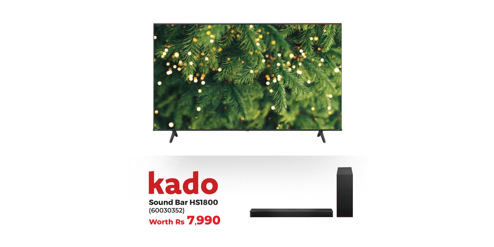 Hisense 58A6N 58" 4K Smart Led TV & Free Hisense HS 2100 Sound bar