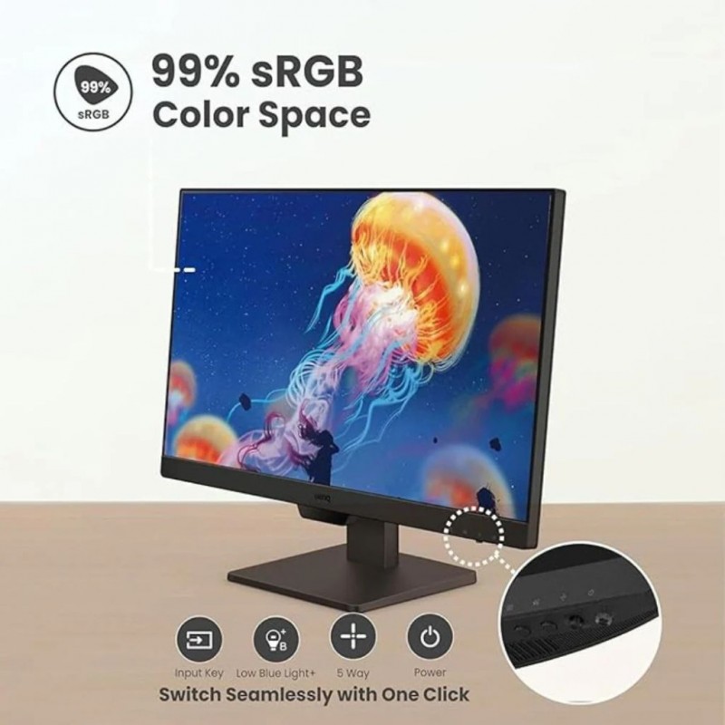 BENQ HOME OFFICE MONITOR 23.8" GW2490T IPS LED