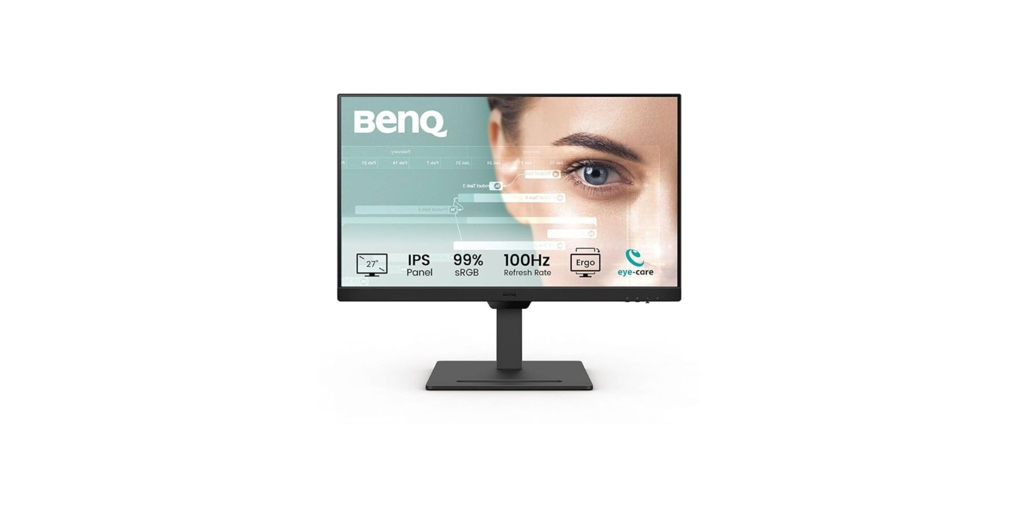 BENQ HOME OFFICE MONITOR 23.8" GW2490T IPS LED