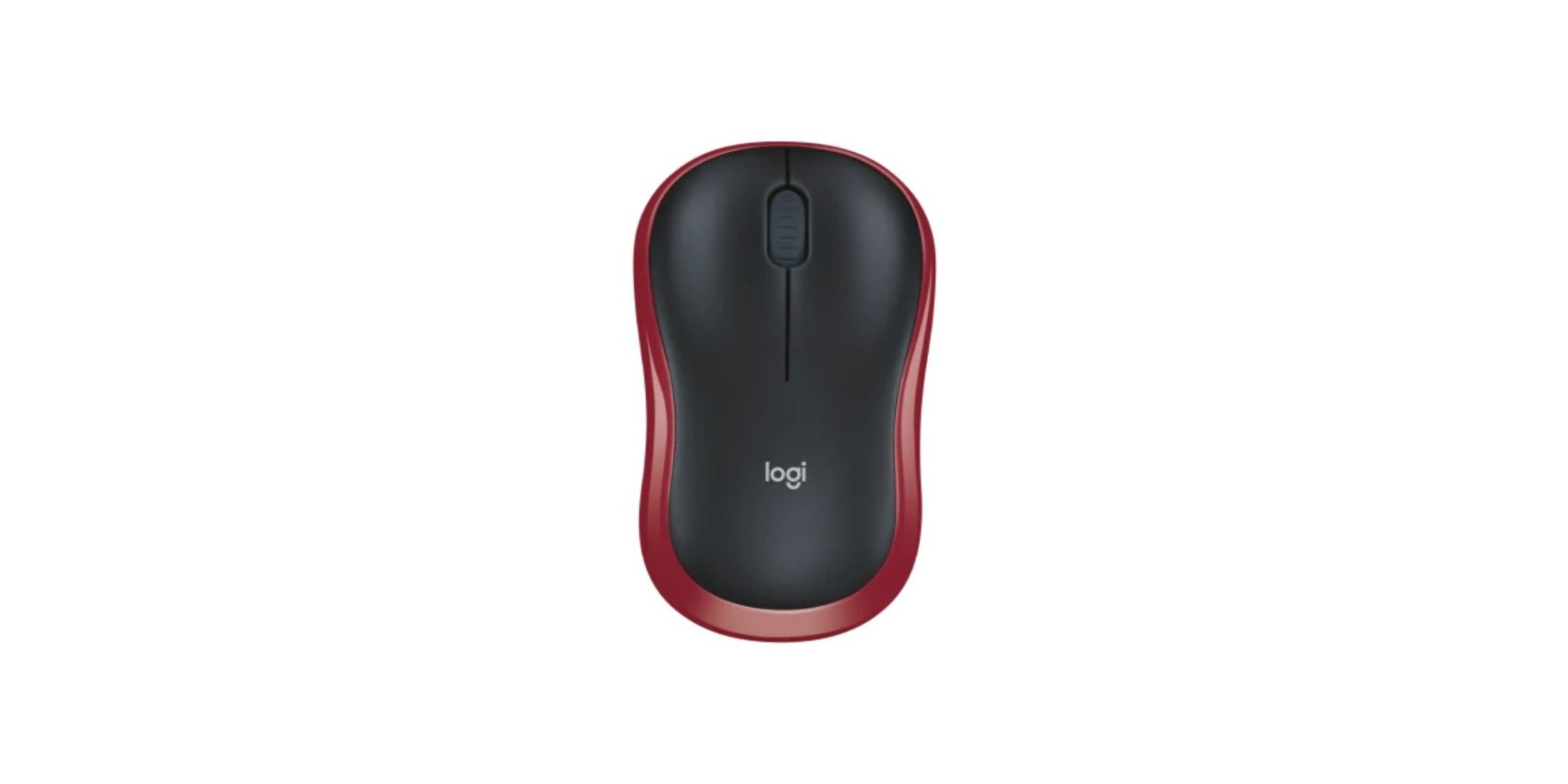 Logitech M185 Wireless Mouse - Red