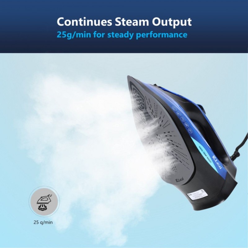 Rico SI2110 Blue/ Black Magic Steam Iron 2YW