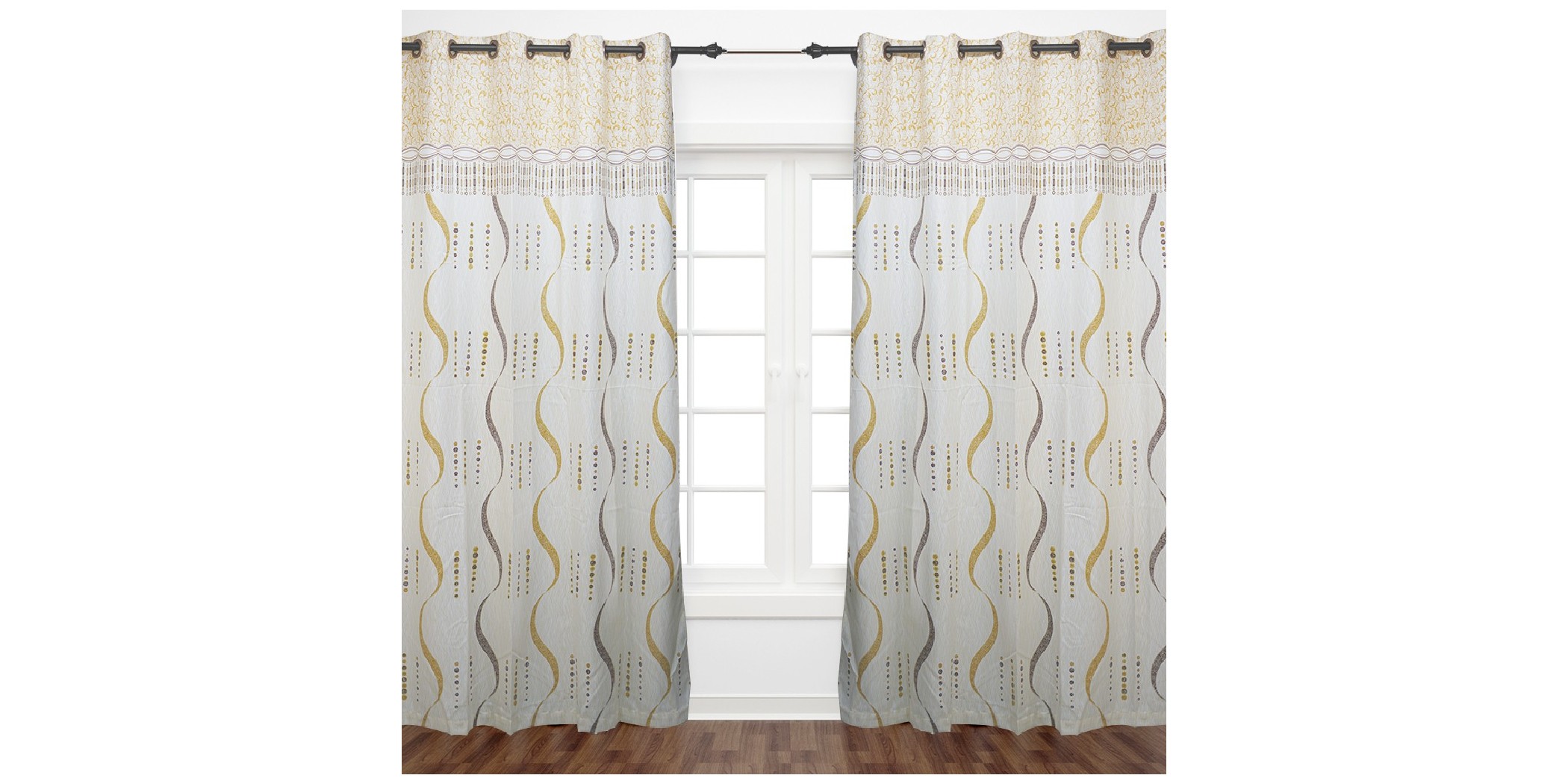 Partypop Curtain 200x260cm Polycoton 330 Huo-20 (unit)