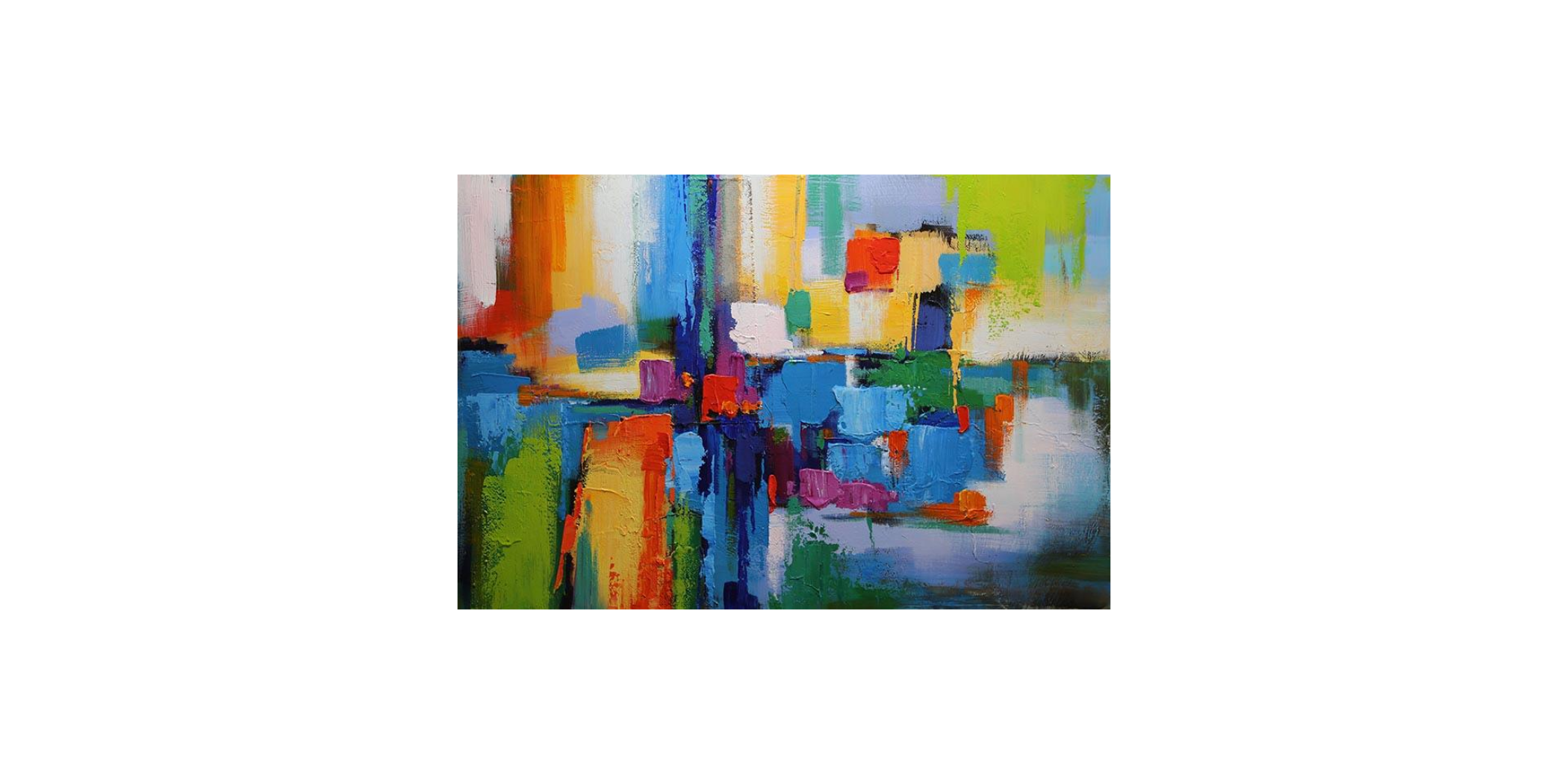 Hand Painting Abstract 120x80 cm Ref ZH4486