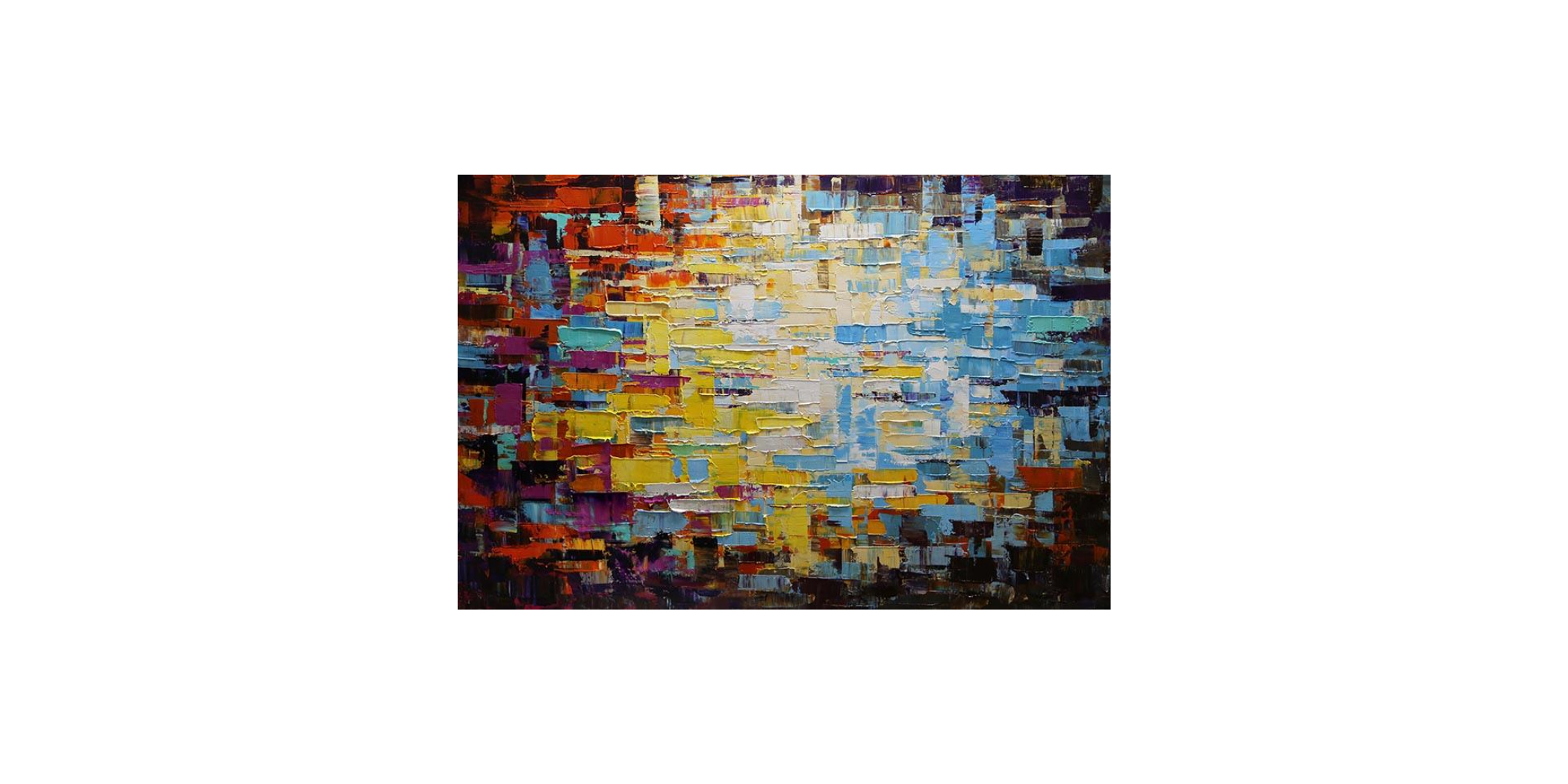 Hand Painting Abstract 120x80 cm Ref ZH4504