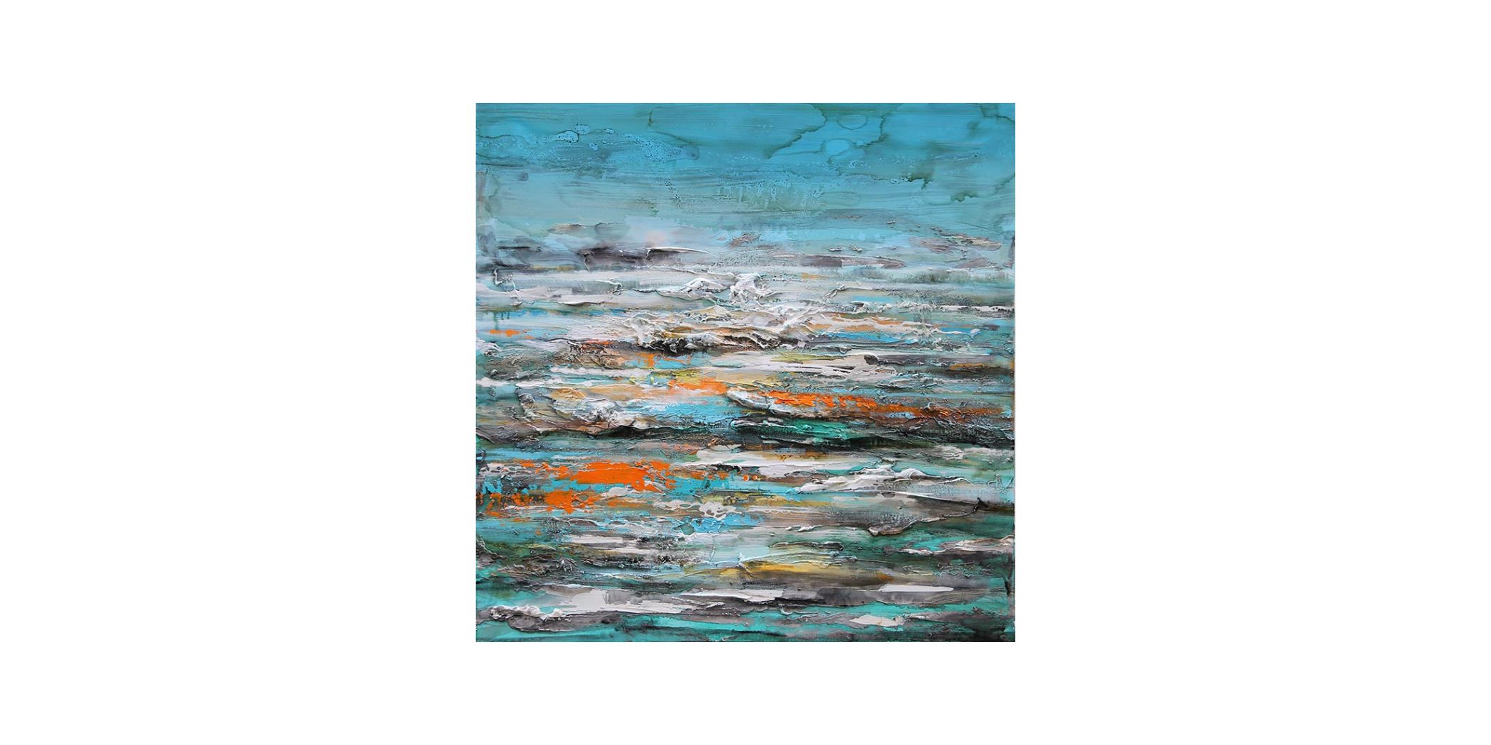 Hand Painting Abstract 100x100 cm Ref ZH5078