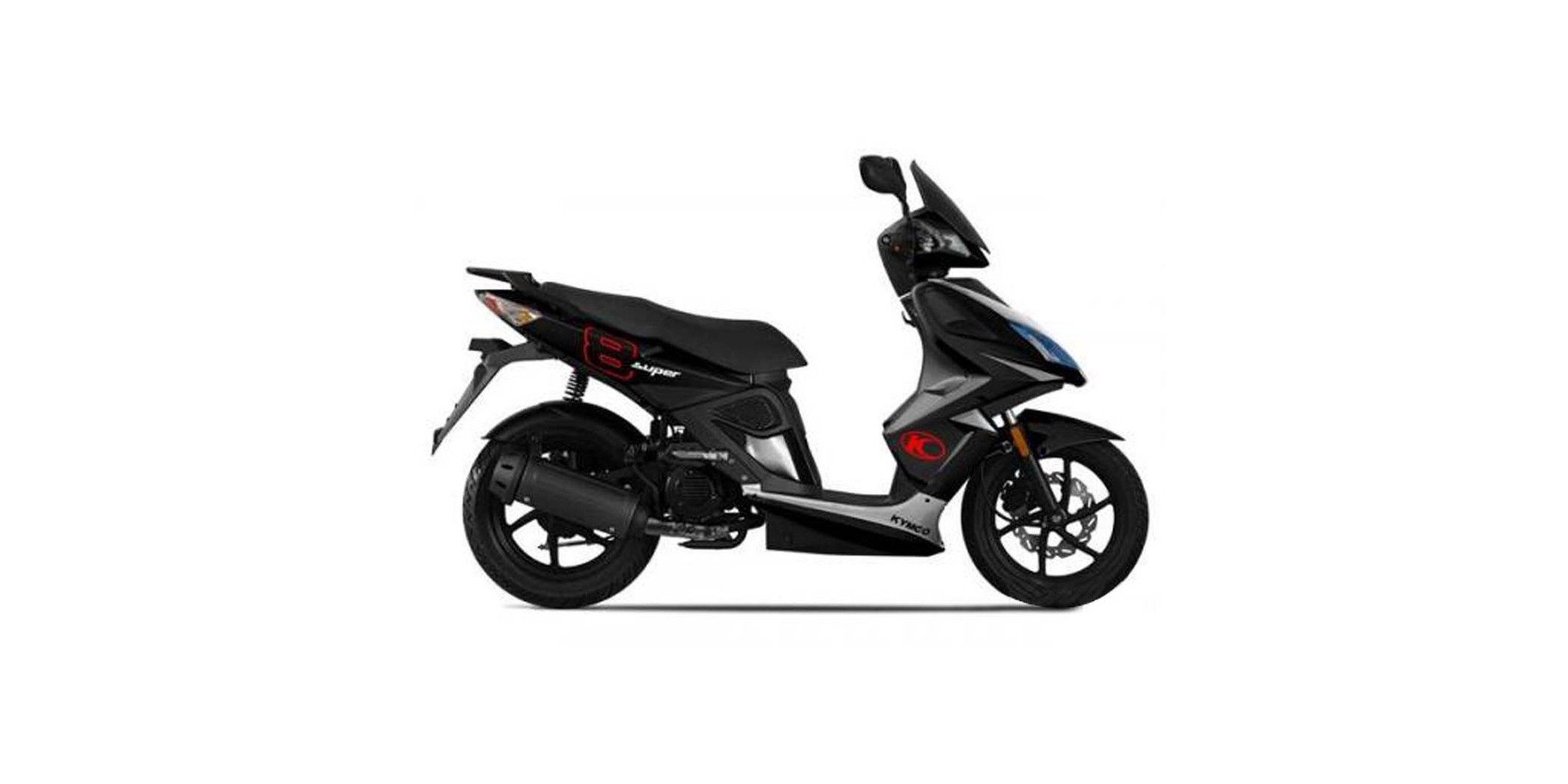 Kymco Super 8 125 Black Scooter