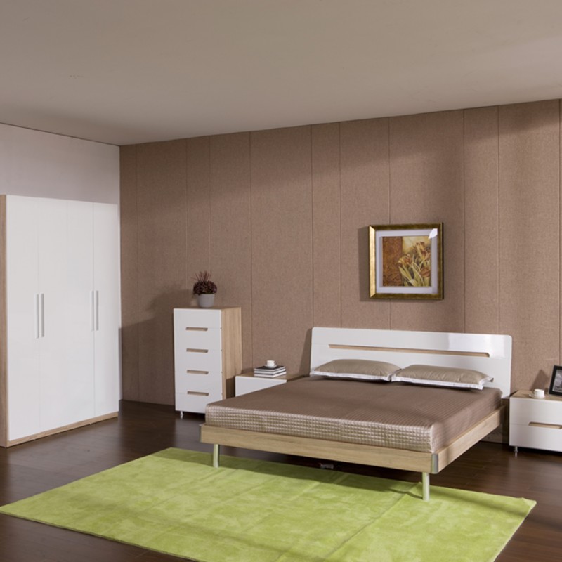 Hans Large Double Bed 150x200 CM